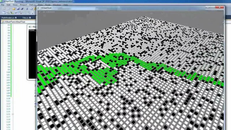 Astar (A*) tutorial - Pathfinding in C# using Leadwerks 2 - Смотреть ...