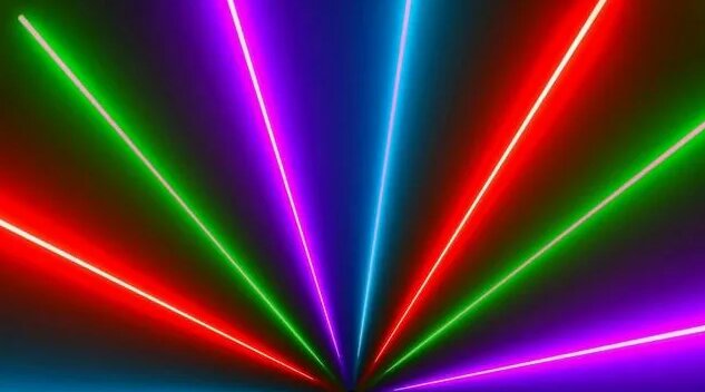 Strobe Light Video?Colorful Dance Neon Lines Disco Party Effect on ...