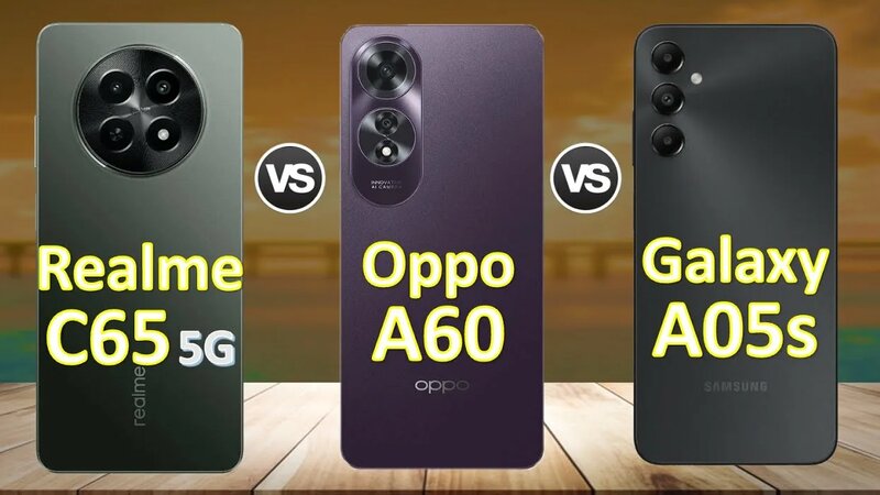 Realme C65 5G Vs Oppo A60 Vs Samsung Galaxy A05s - Смотреть онлайн в ...