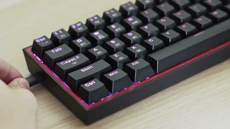 Redragon Fizz Pro Black K616 RGB Wireless/Wired Mechanical Gaming ...