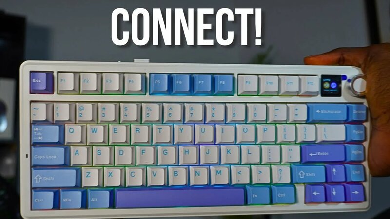 How to Setup & Connect Aula F75 Max Keyboard to PC, Phone and iPad ...