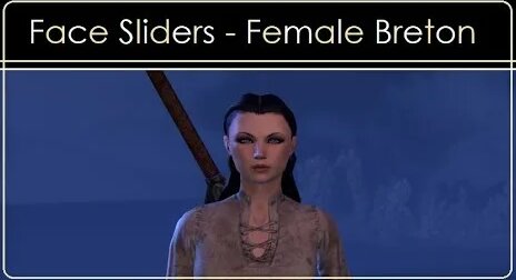 ESO Character Creation: Female Breton Face Sliders - Смотреть онлайн в ...