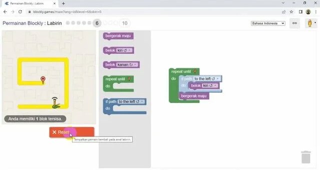 Solusi Blockly Games Maze (Labirin) level 1-10 (Lengkap) - Смотреть онлайн в поиске Яндекса по Видео