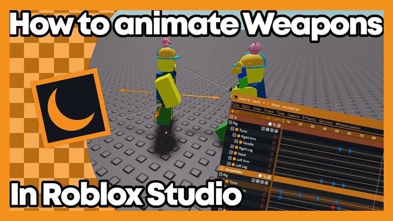 How to animate swords in Roblox Studio (Roblox Studio Moon Animator ...