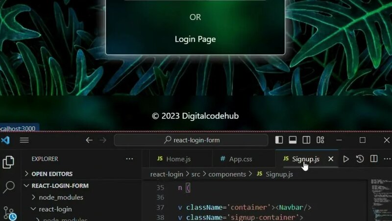 How to create React Login & Registration web page in React - Yandex ...