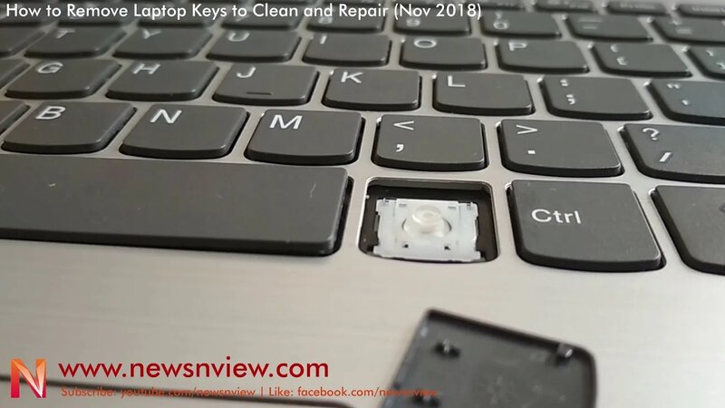 How to Remove Laptop Key to Repair | Lenovo Laptop Keyboard Cleaning ...