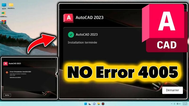 Solution Error 4005 Autocad 2023 смотреть онлайн в поиске яндекса по