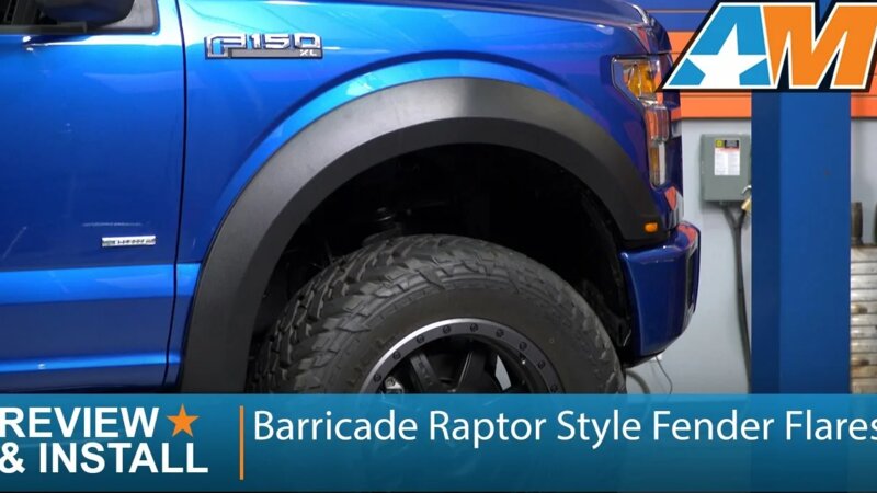 2015-2017 Ford F-150 Barricade Raptor Style Fender Flares Review ...