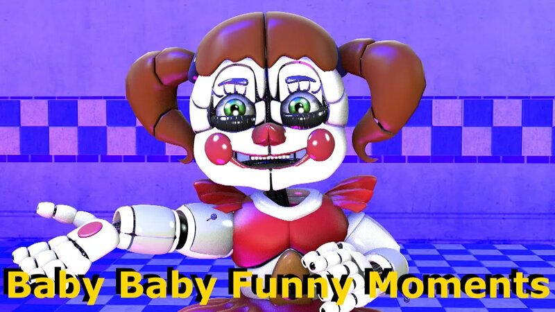 Top 10 FNAF Baby Baby funny moments in Baby Foxy [FNAF SFM] Animation ...