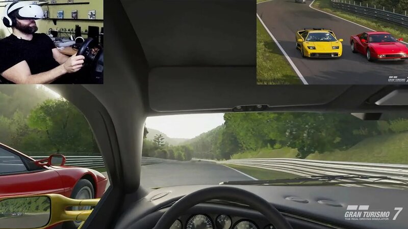 PS VR2 - Lamborghini Diablo GT '00 Nordschleife VR Race Gameplay GT7 ...