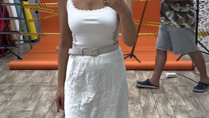 На занятии по позированию. Модель Елена Ковалева. Elite Models. Н ...