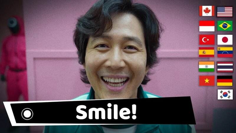 Seong Gi-hun "Smile" in Different Languages (Seong Gi-hun Smiling 13 ...