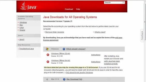 java 64 bit indir: 1 bin video Yandex'te bulundu