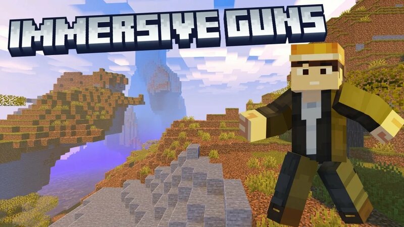 Новые виды оружия в Майнкрафт // Immersive Guns // Minecraft Mods ...