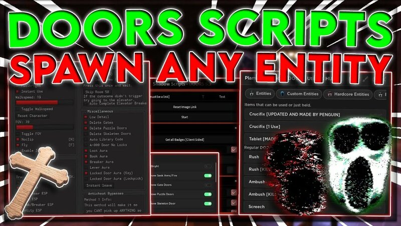 [NEW] Roblox | Doors Script Hack GUI | Spawn Entities | Skip Doors ...