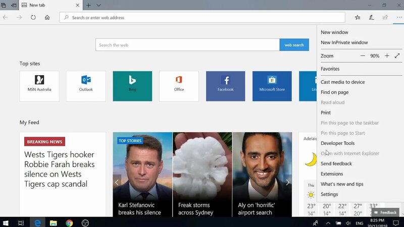 Disable/ Remove msn news feed from Microsoft Edge Browser - Смотреть ...