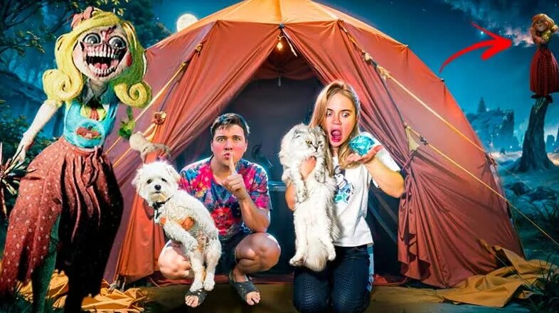 МИСС Делайт В Реальной Жизни | 24 ЧАСА В Заколдованном ЛЕСУ С Котом И ...