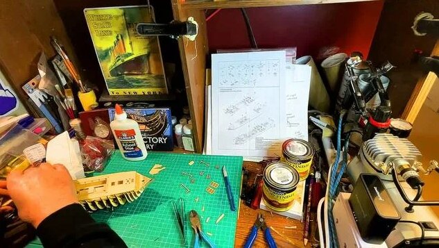 1:200 Scale HMS Victory Wooden Ship Model Kit Build (Part Six ...