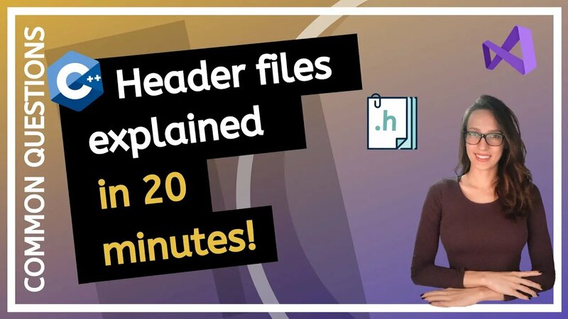 What are header files in C++ ( Programming Tutorial for beginners ...