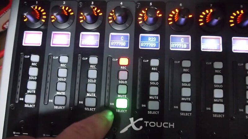 Обзор Behringer X-Touch\Review Behringer X-Touch ВСЕ Кнопки ...