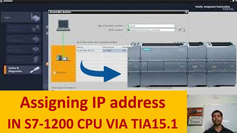 How to assign IP address to Siemens PLC S7-1200 CPU? | How to find ...