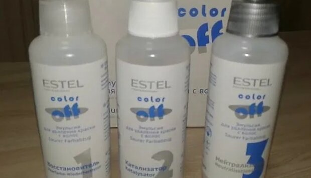 Estel Color off-эмульсия для удаления краски с волос - Смотреть онлайн ...