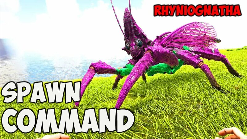 Rhyniognatha ARK Spawn Command | How To Summon Rhyniognatha Ark CODE ...