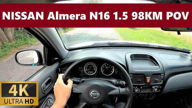 Nissan Almera N16 1.5 98KM (2003) POV Drive Test & Acceleration | Good ...