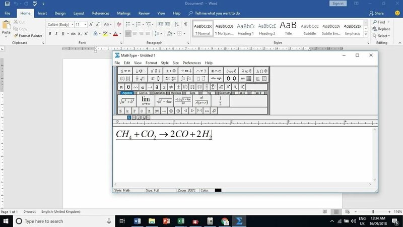 Equation Editing software: How to use MathType Word plugin for ...