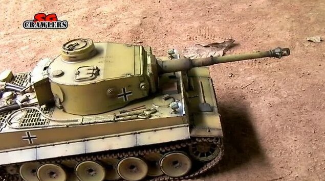 Heng Long 3818-1 German Tiger 1 Tank with Clark Model TK 22 sound unit ...