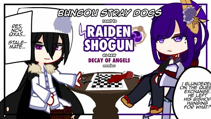 BSD react to Raiden Shogun as new DOA member || Finished || BSD X ...