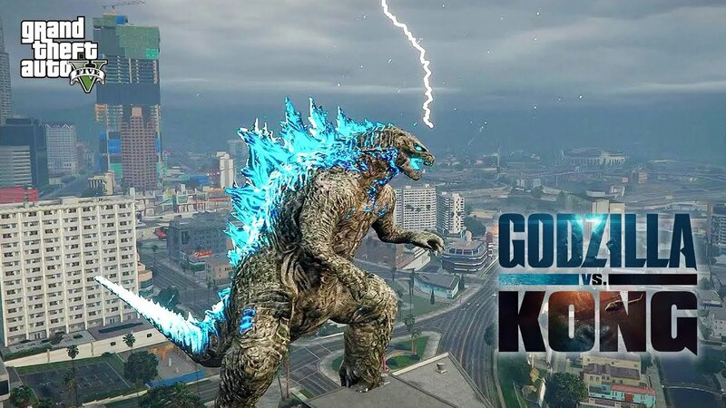 Godzilla Attack City | King Godzilla 2021 | Godzilla GTA 5 Mod ...