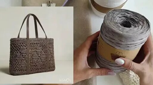 Сумка Кучинелли из рафии, связанная крючком | Школа Рукоделия | Дзен ...