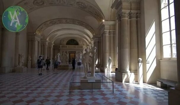 Louvre Museum 4K | Tour inside Louvre Museum Paris - Смотреть онлайн в ...