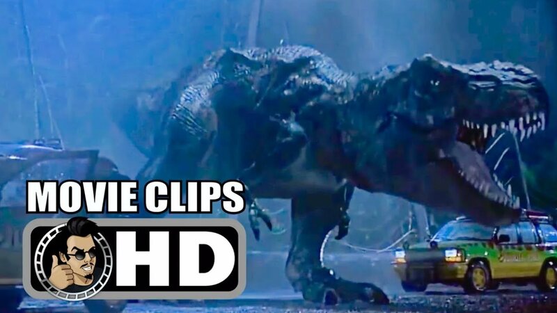 Jurassic PARK Movie Clips - All T Rex Scenes (1993) Steven Spielberg ...