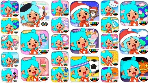 Incredible! ALL TOCA BOCA ICON FROM 2018-2025 | TOCA LIFE World ...