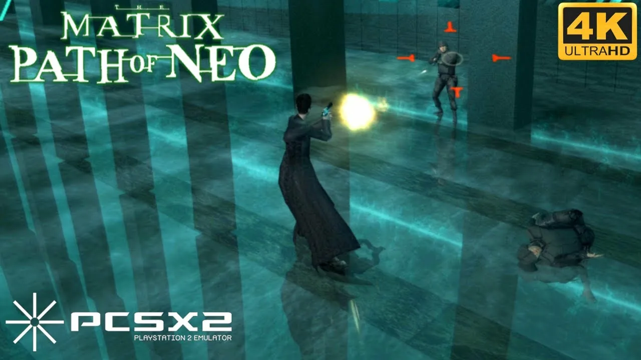 The Matrix Path of Neo PS2 Gameplay 4K 2160p Pcsx2