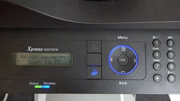 How to scan files to PC on Samsung Xpress M2070 / How to scan files on ...