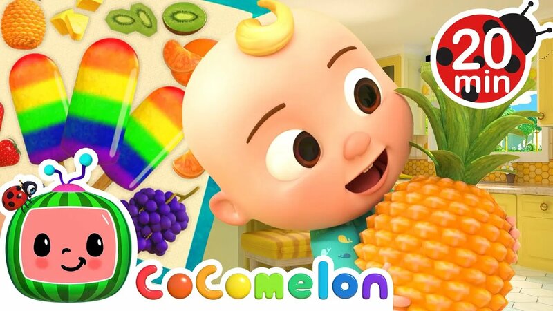 Rainbow Popsicles Color Song | CoComelon | Sing Along | Nursery Rhymes ...