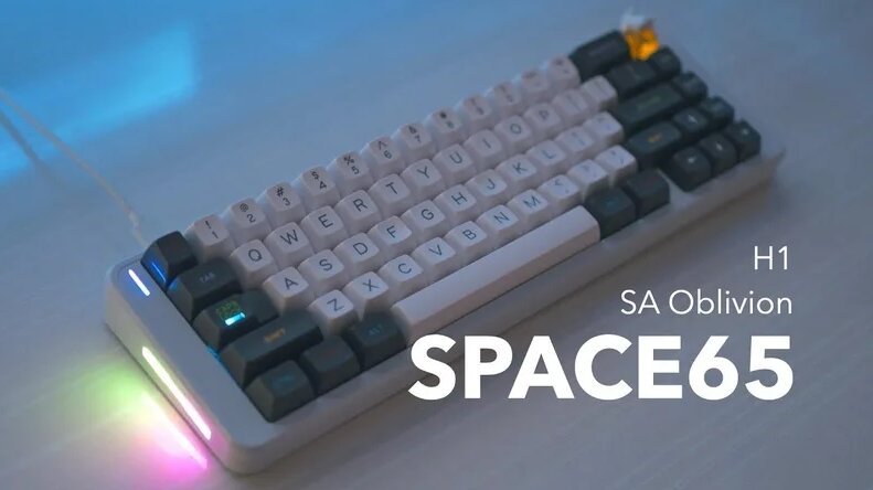 Space65 Custom Mechanical Keyboard Build | H1 Switches & SA Oblivion ...