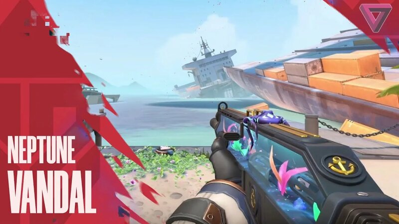 Neptune Vandal Skin Showcase - Valorant Neptune Collection - Yandex ...