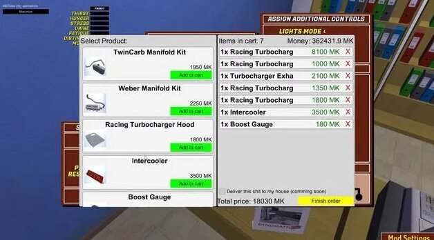 My Summer Car-DonnerTechRacing Ecu and Turbocharger mod Overview ...