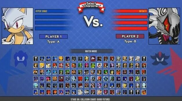 Release | sonic battle HD jus mugen v1 - 105 chars & 86 stages ...