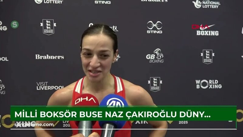 National boxer Buse Naz Çakıroğlu is in the finals of the World Boxing ...
