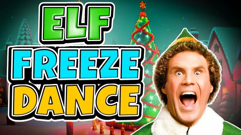 Elf Freeze Dance Christmas Brain Break Winter Just Dance Go Noodles For ...