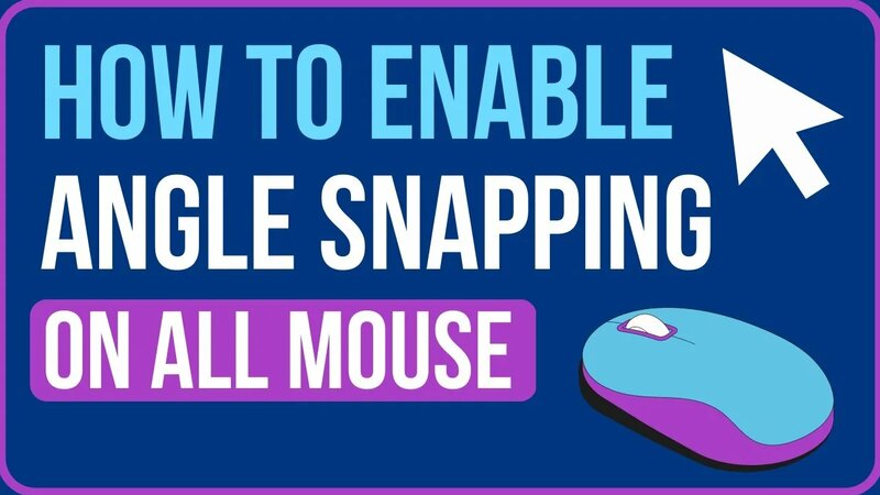 HOW TO Enable Angle Snapping Mouse (2023) | How to Turn on Angle ...