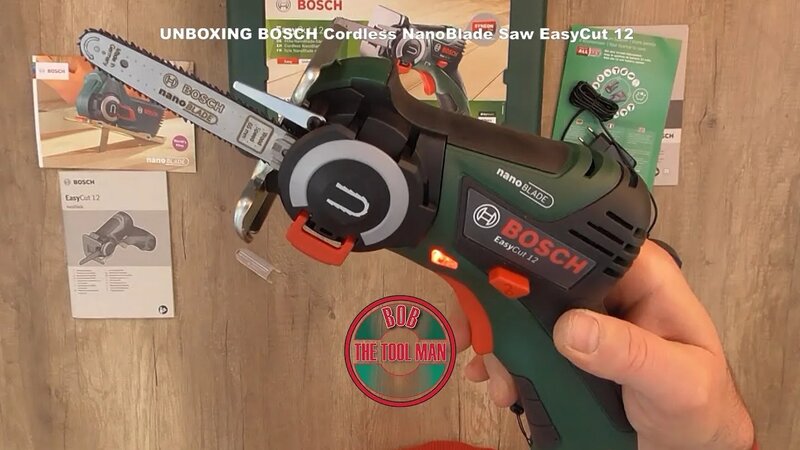 Unboxing Bosch Cordless NanoBlade Saw EasyCut 12 - Bob The Tool Man ...