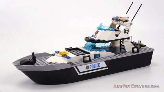 Lego City Police Patrol BOAT 60129 Speed Build - Смотреть онлайн в ...