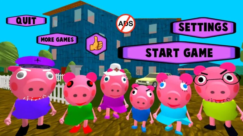 Пигги Свинка Пеппа Новые Соседи Гренни - Piggy Neighbor Family Escape ...