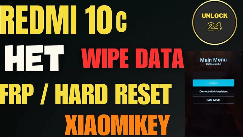 Redmi 10c нет wipe data frp/hard reset xiaomikey - Смотреть онлайн в ...